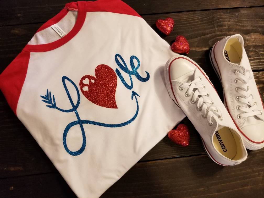 Love Shirt for Women Love Valentines Day Shirt Heart Shirt | Etsy