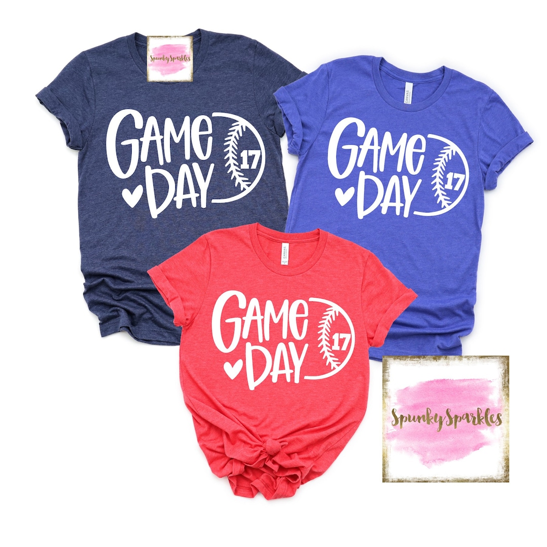 Game Day Baseball Shirt, Custom Baseball Shirt, Baseball T-shirt ...