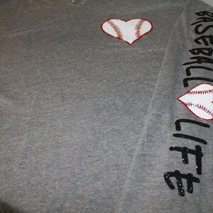 Baseball Life Hoodie, Baseball Mom Hoodie, Baseball Sweatshirt ...