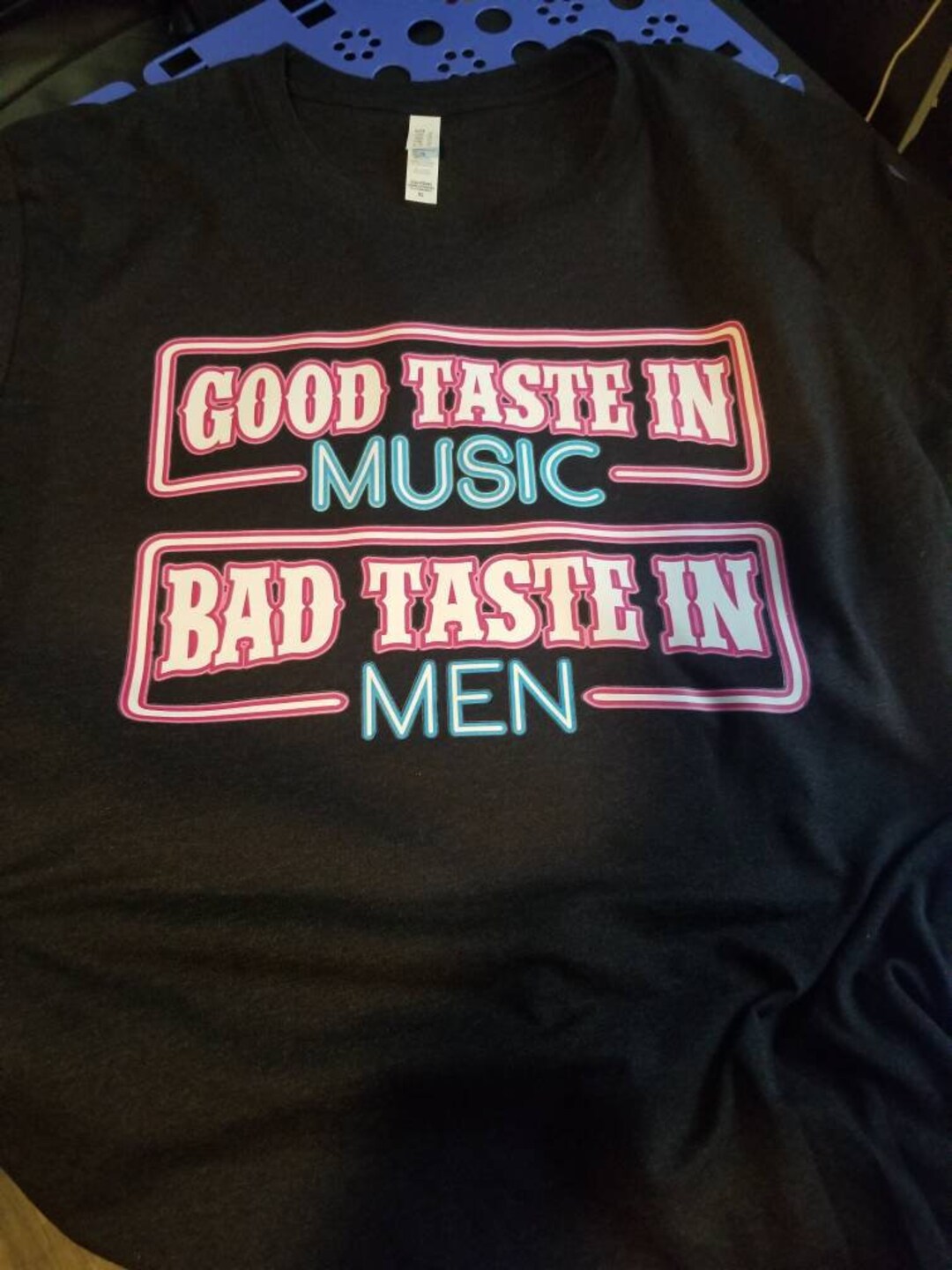 Good Taste in Music Bad Taste in Men Shirt, Bad Boyfriend Shirt, Womens ...