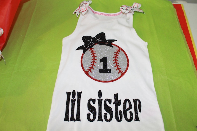 Baseball Sister Shirt Little Sister Shirt Girls Shirt Girls - Etsy
