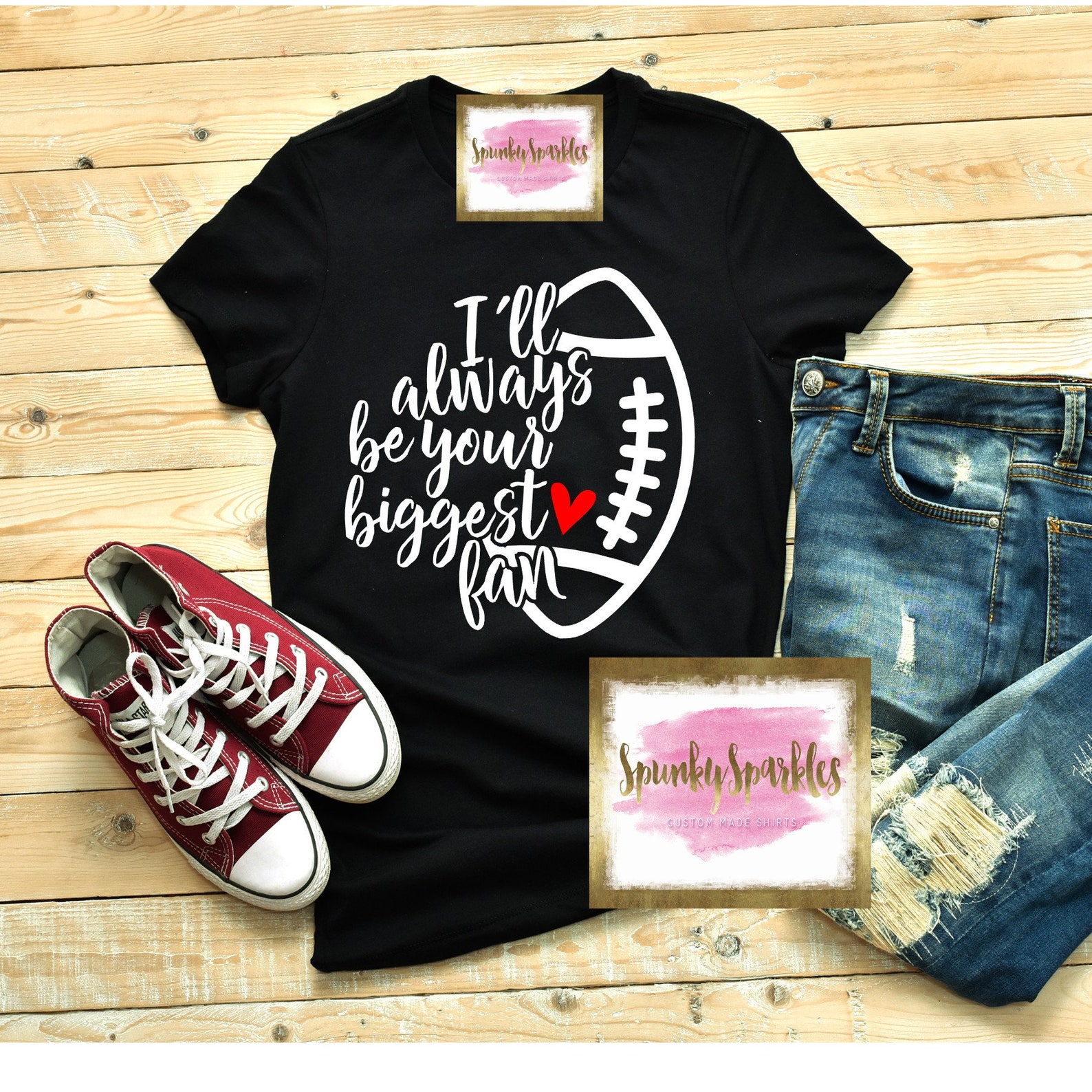 I'll Always Be Your Biggest Fan Shirt Football Mom | Etsy