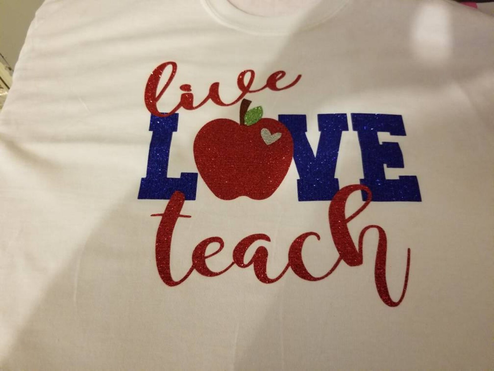 Live Love Teach Teacher Shirt Teacher's Gift Teacher - Etsy