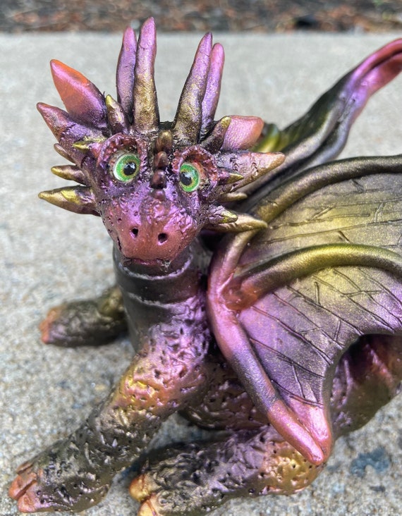 Tiny Clay Dragon Sculpture Unique Fantasy Creatures OOAK Miniature Figurine Handmade Dragons for Magical Gift Whimsical Collectible Etsy Australia