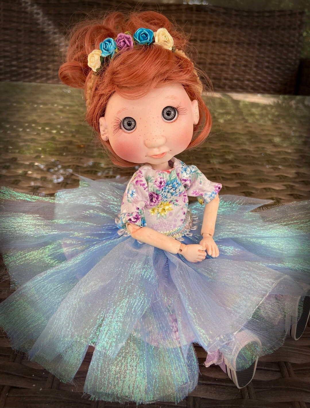 Handmade Resin BJD Art Doll: Poseable Interior Decor, 11 Inch - Etsy