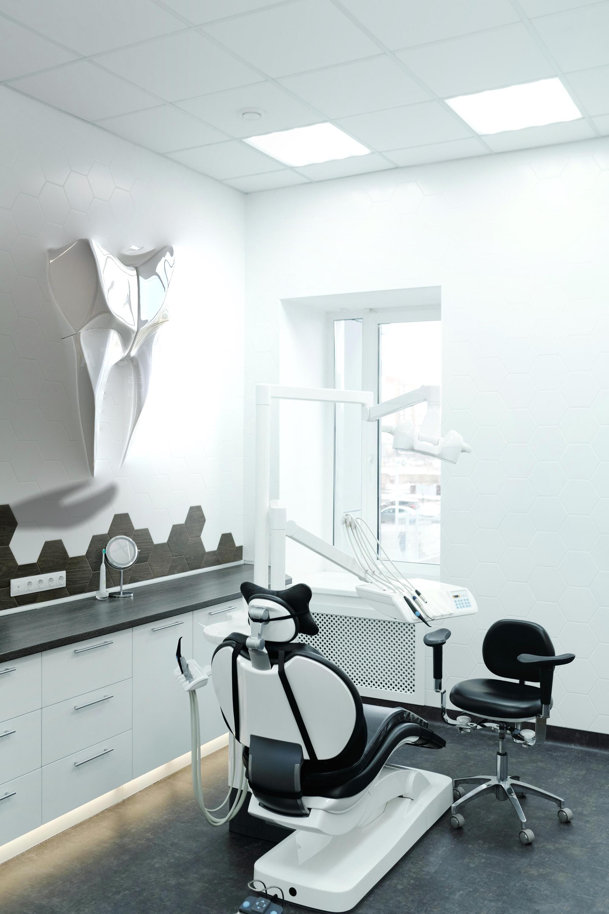 Tooth Wall Decor Sculpture 2 for Dental Clinic – Unique 3D Wall Art for ...