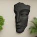 Customizable Face Sculpture Wall Decor, Modern Abstract Wall Art, Large ...