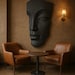 Customizable Face Sculpture Wall Decor, Modern Abstract Wall Art, Large ...