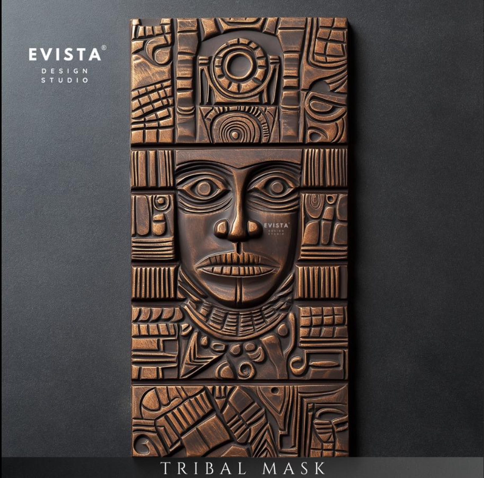 Tribal Wall Sculpture – Bring the African Essence to Your Living Spaces ...
