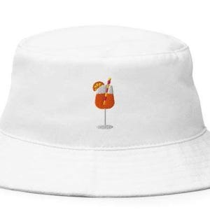 Aperol Spritz Embroidered Hat | Spritz Lover | Aperol Bucket | Day ...