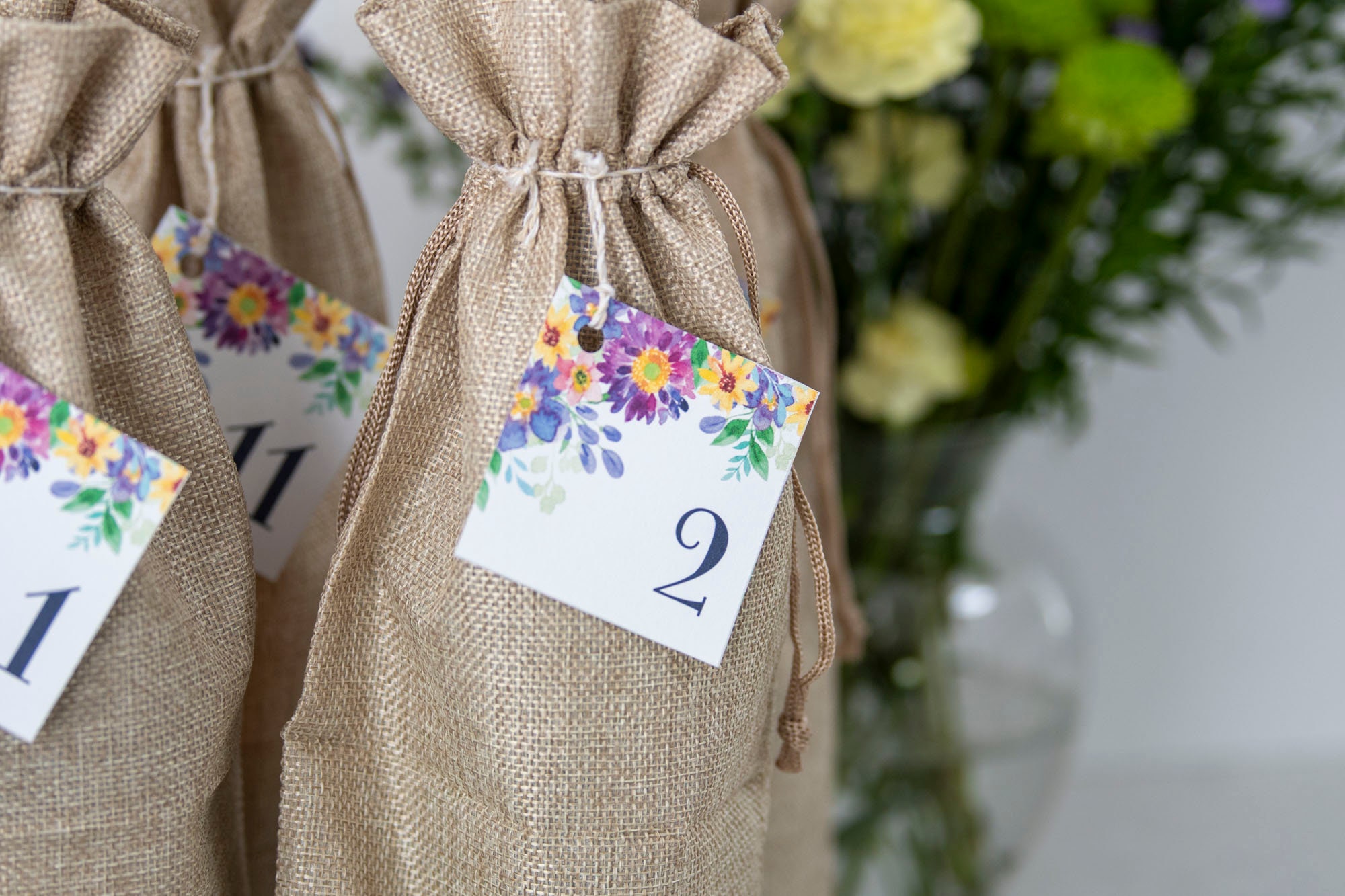 Printable Elegant Floral Theme Wine Pull Numbers 1-120 With Purple Text ...