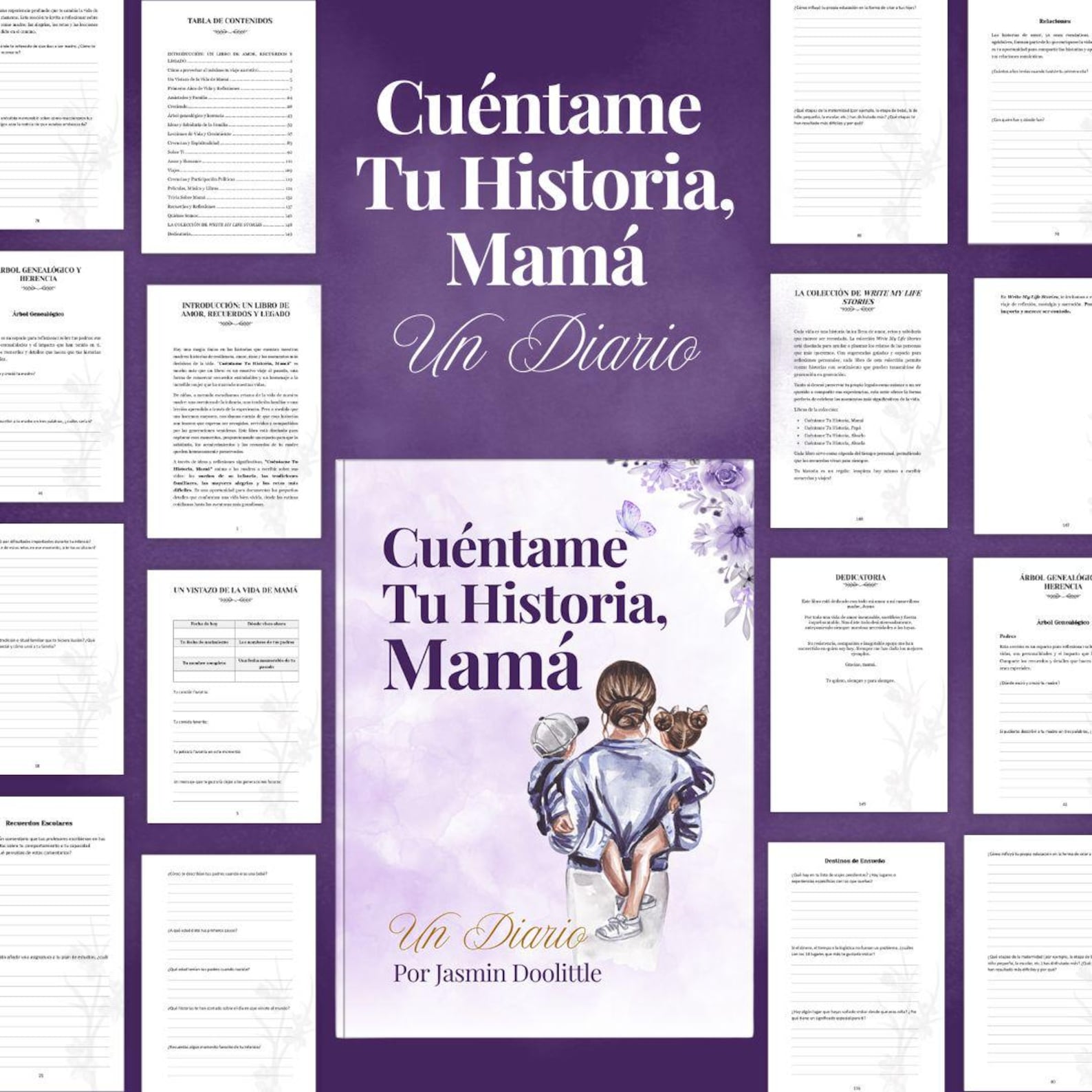 Cuéntame Tu Historia Mamá – Diario De Legado Para Mamá Con Preguntas ...