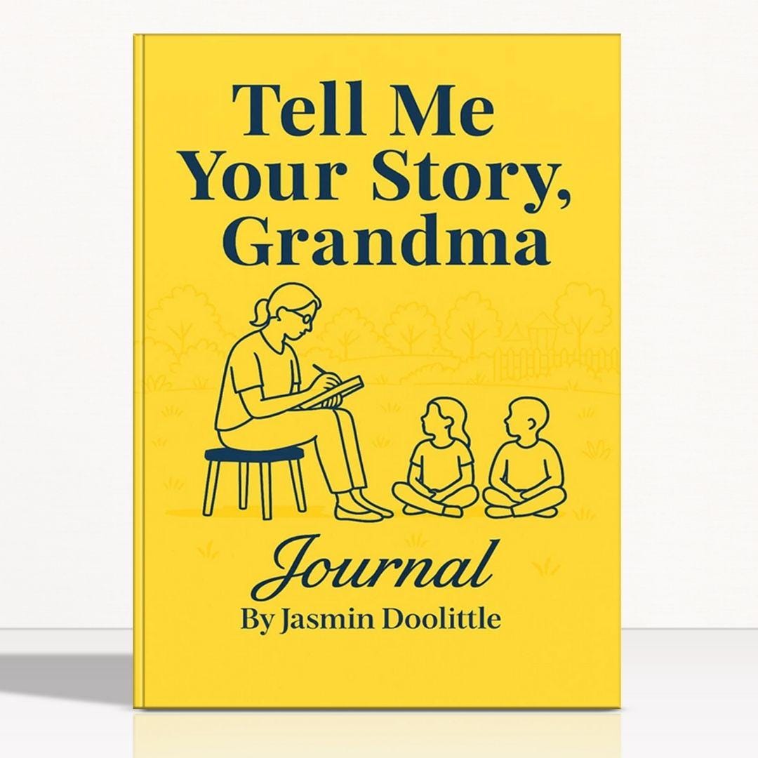 Grandma's Story: Tell Me Your Story, Grandma - Grandparent Memory Book ...