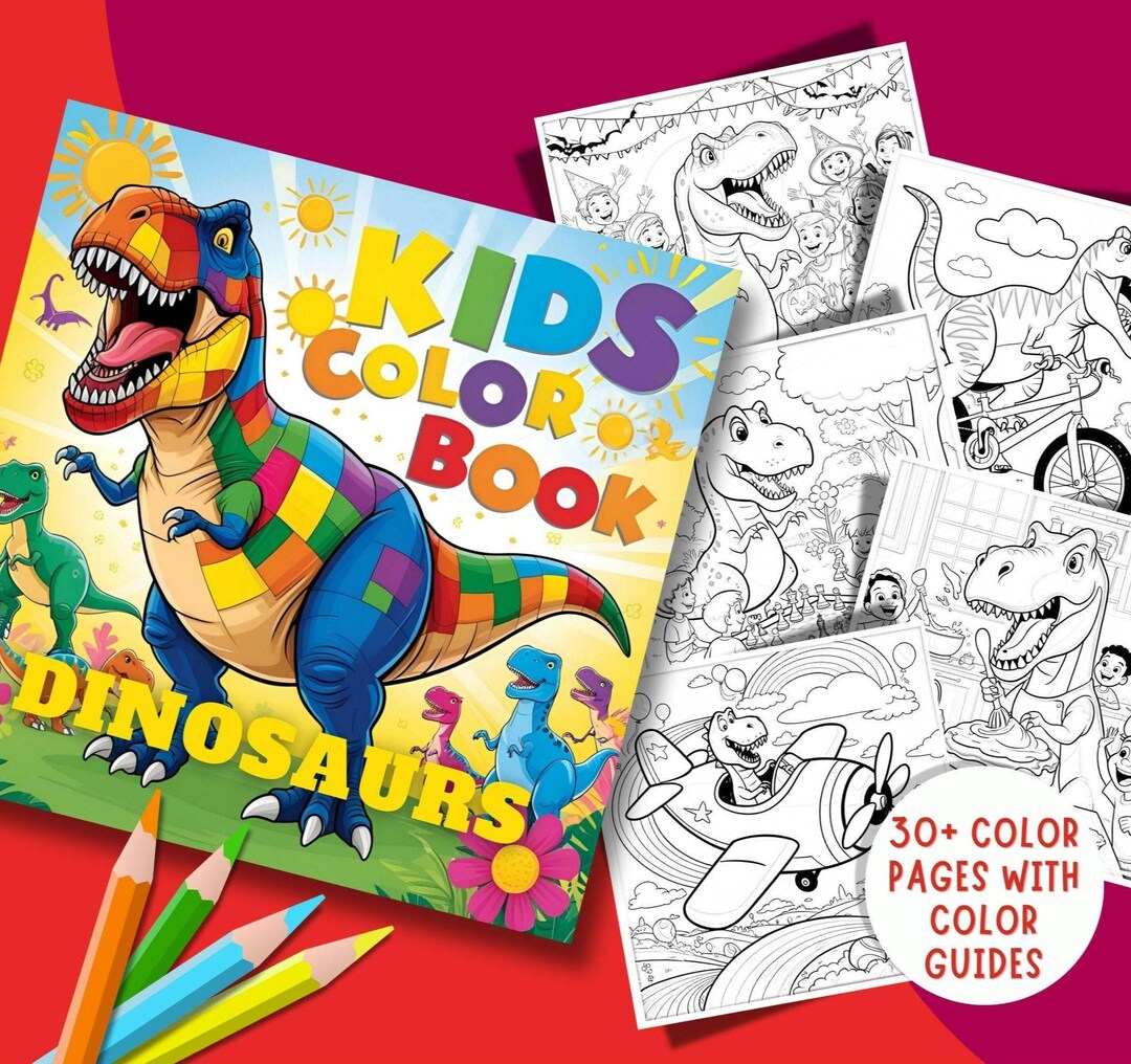 Dinosaurs T-rex Tyrannosaurus Rex Coloring Pages for Kids Trex ...