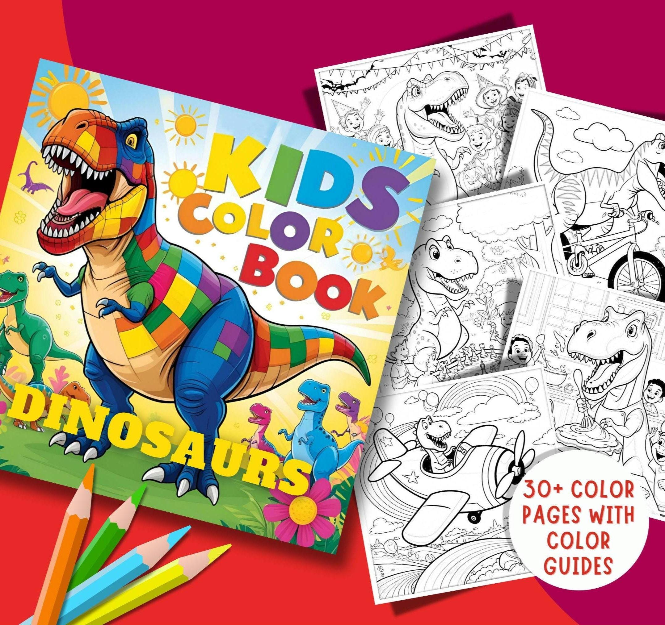 Dinosaurs T-rex Tyrannosaurus Rex Coloring Pages for Kids Trex ...