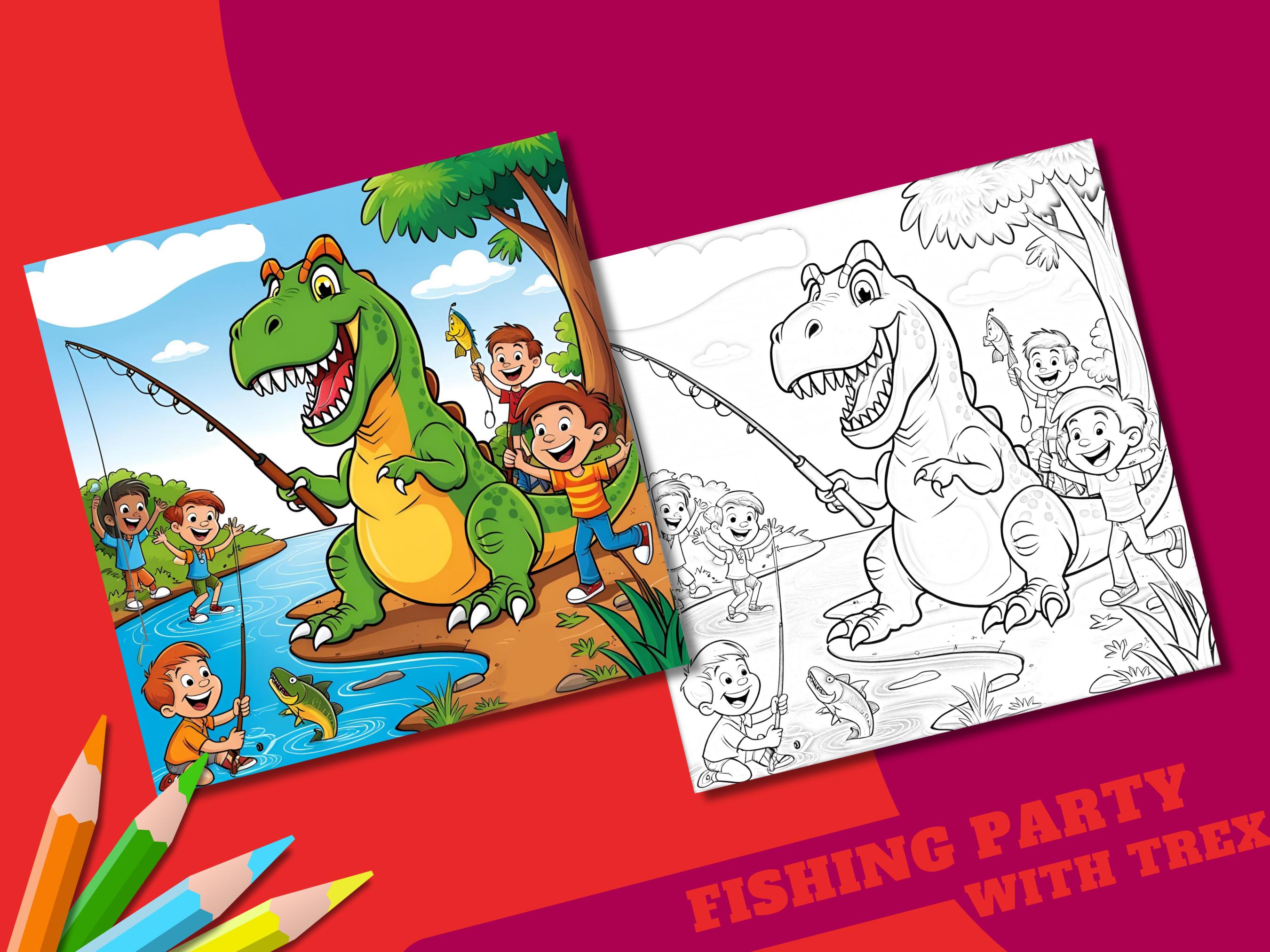 Dinosaurs T-rex Tyrannosaurus Rex Coloring Pages for Kids Trex ...