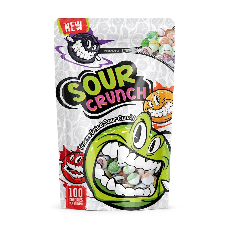 Sour Crunch Candy - Etsy