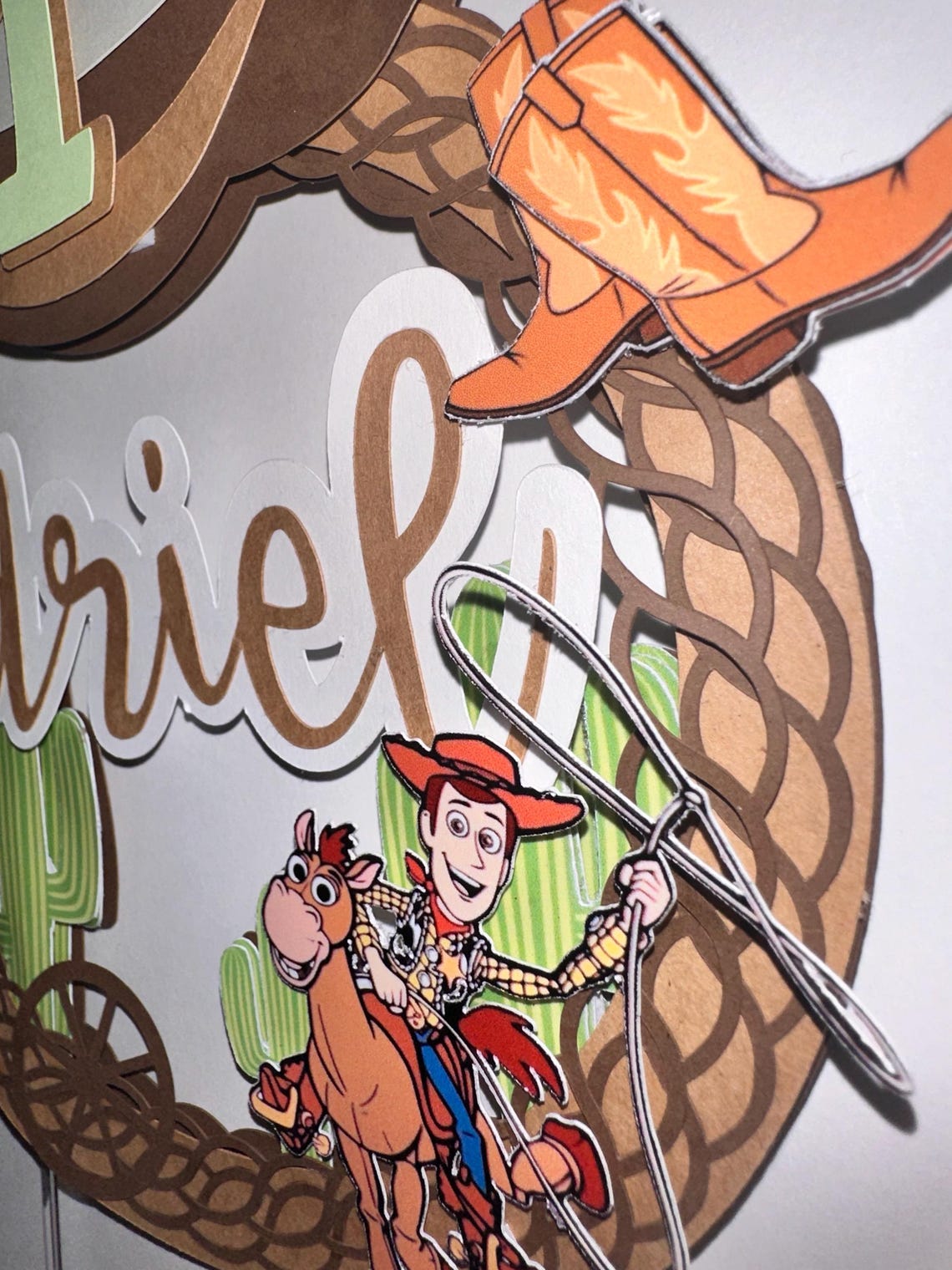 Woody and Bullseye Cake Topper - Etsy