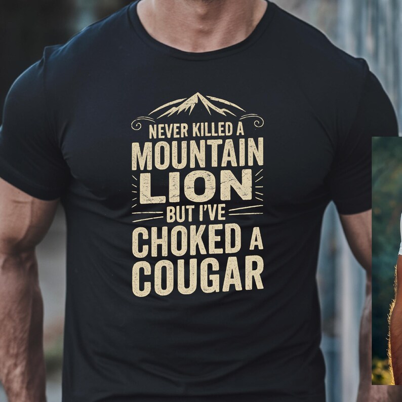 Funny Cougar Joke Design, Adult Humor Sublimation PNG File (digital ...