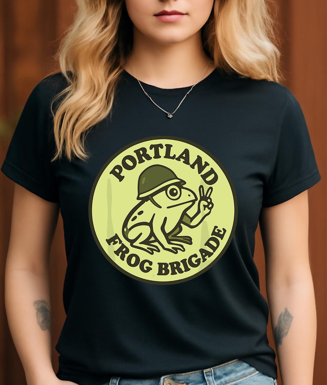 Portland Frog Brigade PNG | Peace Protest Frog Clipart | Funny Anti ...