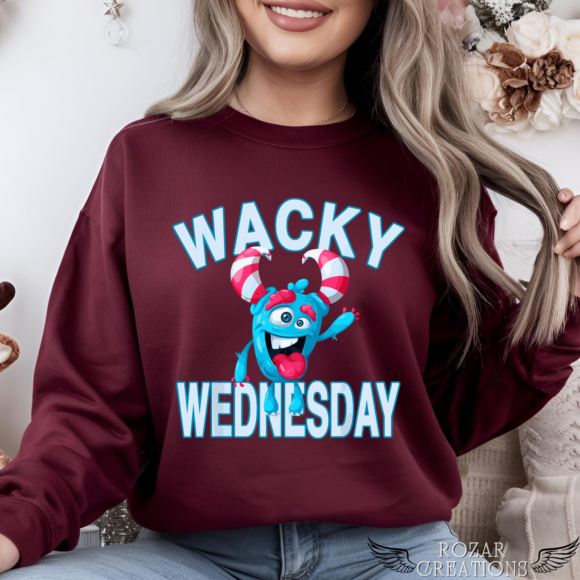 Wacky Wednesday PNG - Funny Crazy Monster Clipart - School Spirit ...