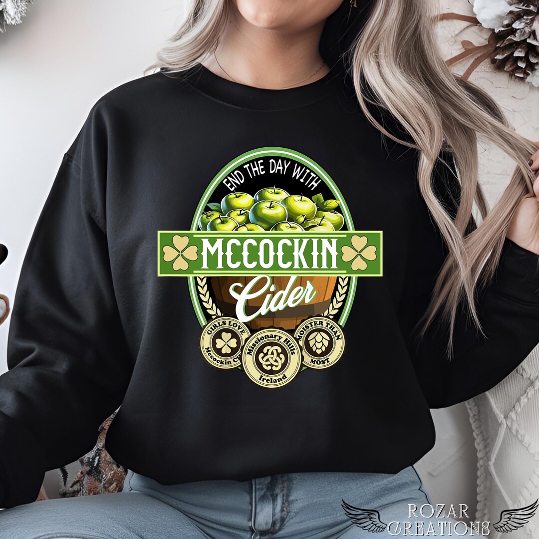 Mccockin Cider Irish Logo – St. Patrick's Day Digital Art (PNG) - Etsy