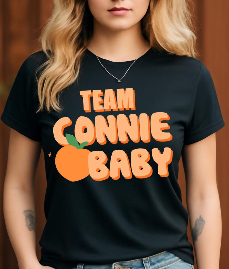 Team Connie Baby PNG | Peach Aesthetic Digital Download | Cute ...