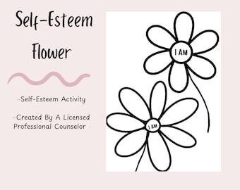 Positive Self Talk Flower - Etsy