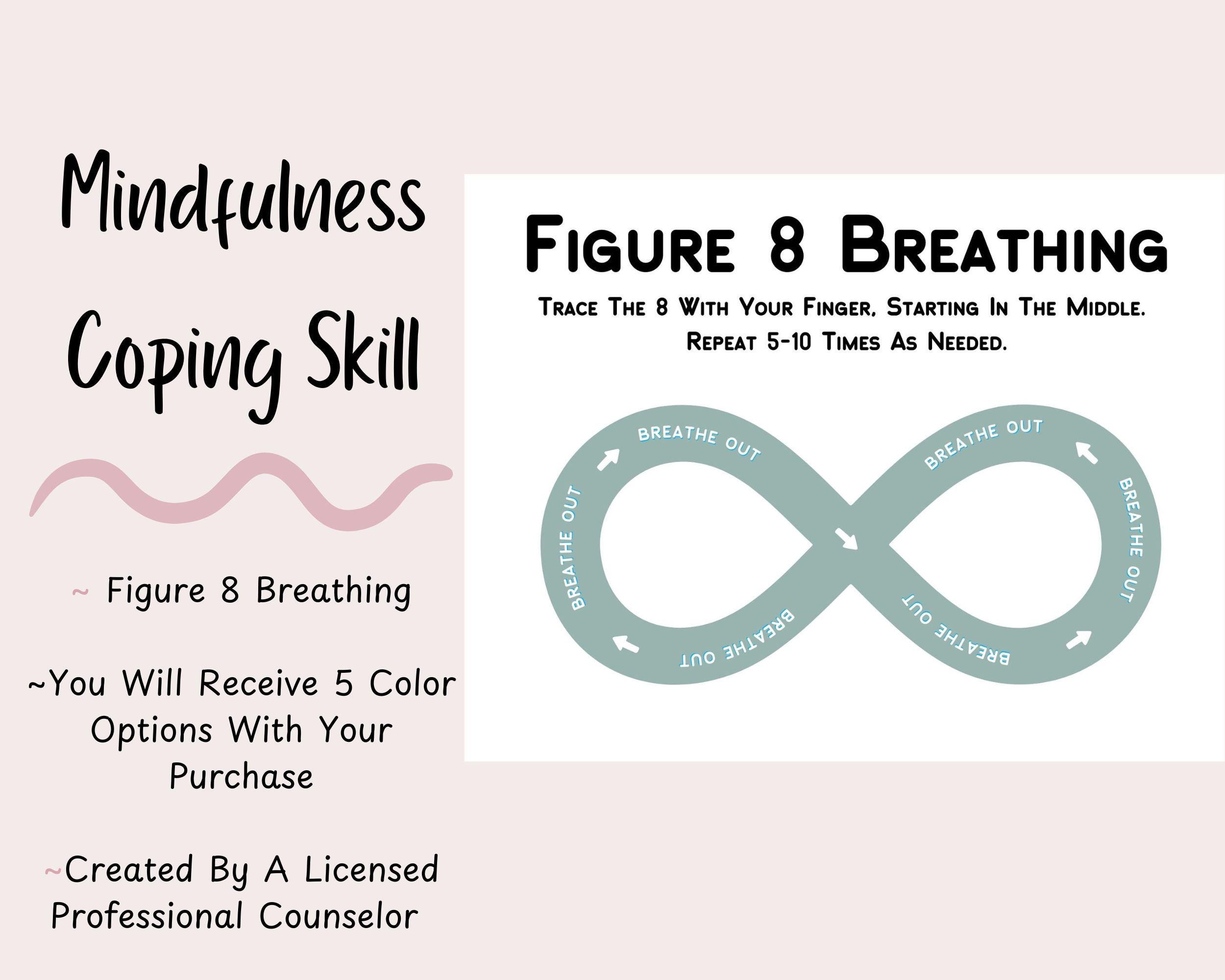 Figure 8 Breathing Handout: Mental Health Coping Skill (digital ...