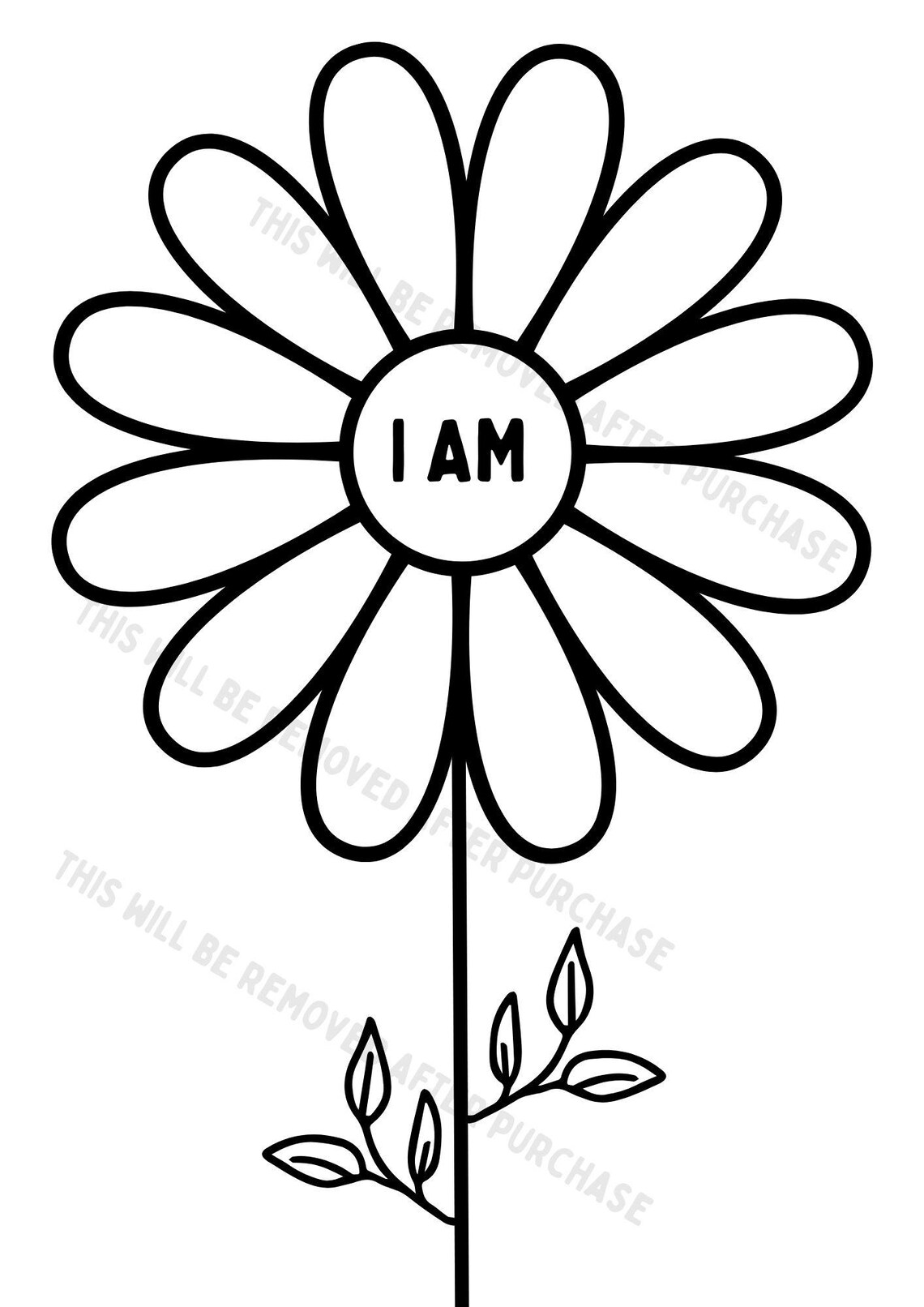 Positive Self-talk Flower Worksheet: Self-esteem Activity (digital ...