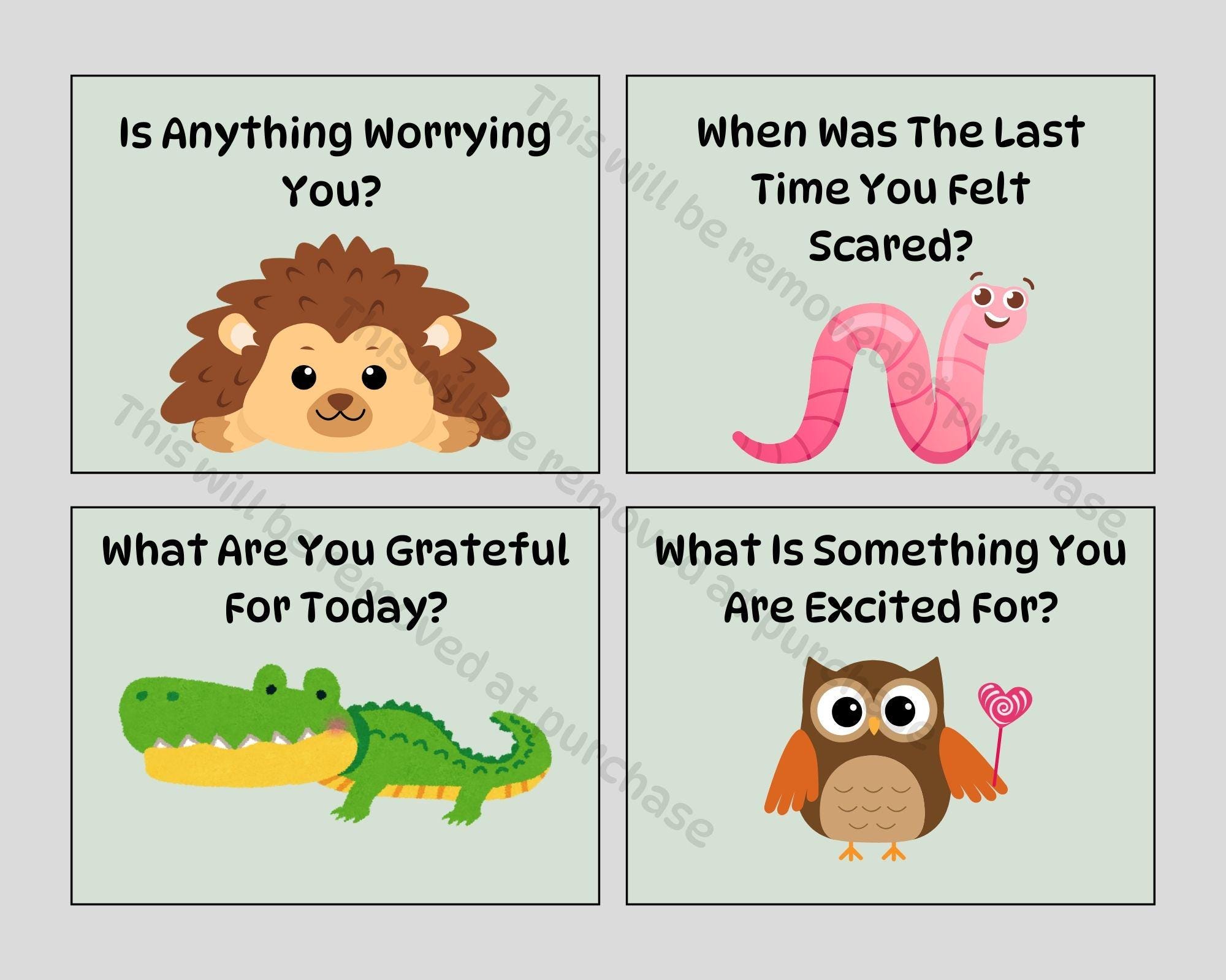 Conversation Starter Cards for Kids: Fun Family Icebreaker Questions ...