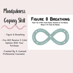 Figure 8 Breathing Handout: Mental Health Coping Skill (digital ...