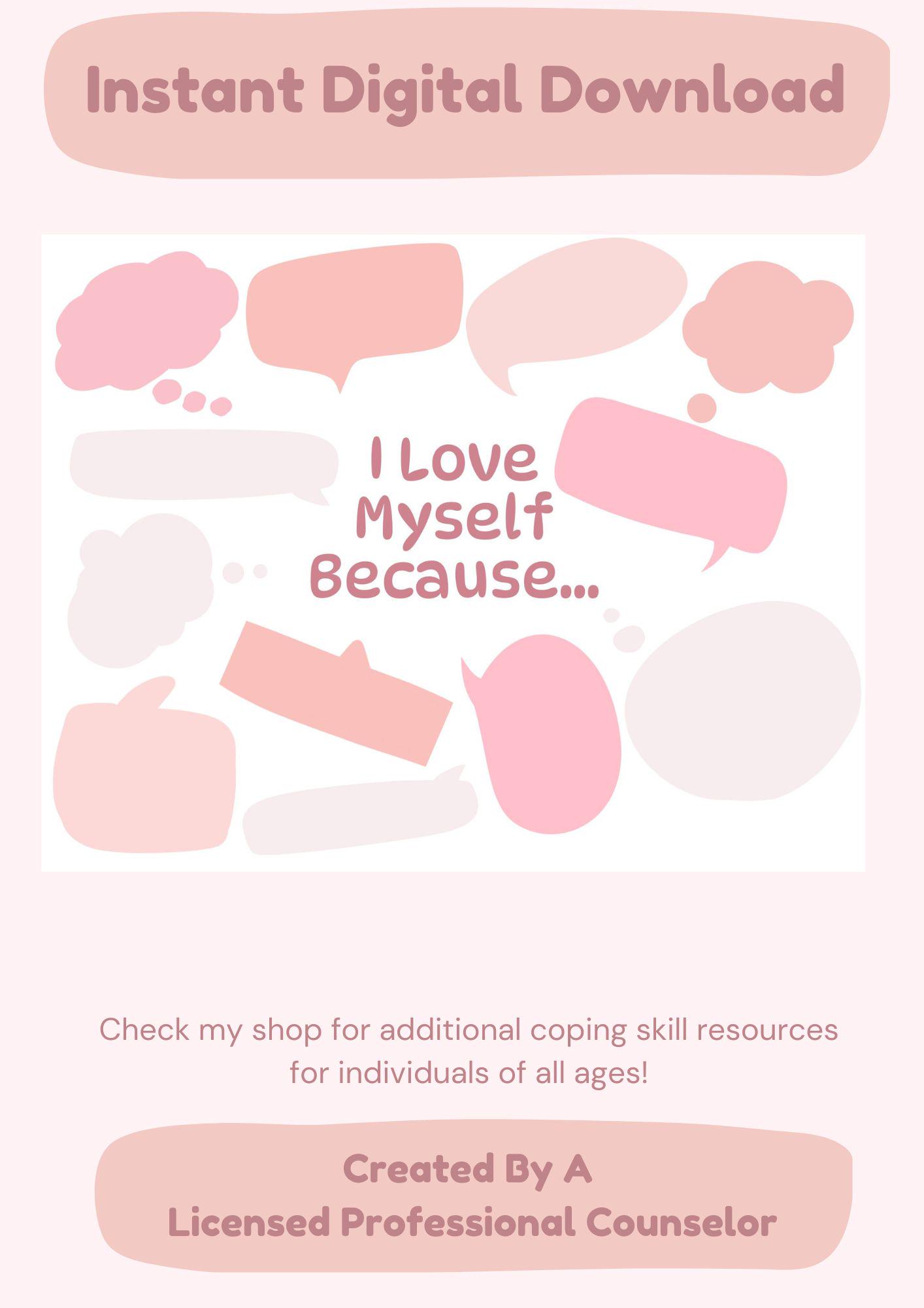 Self-esteem Activity Worksheet: Mood Boosting, Resilience Builder ...