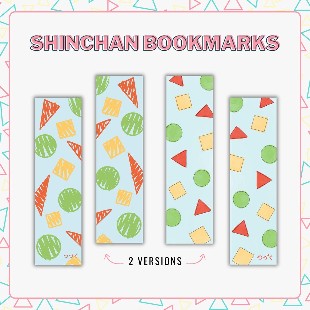 Crayon Shin-chan Pajamas Printable Bookmark - Etsy
