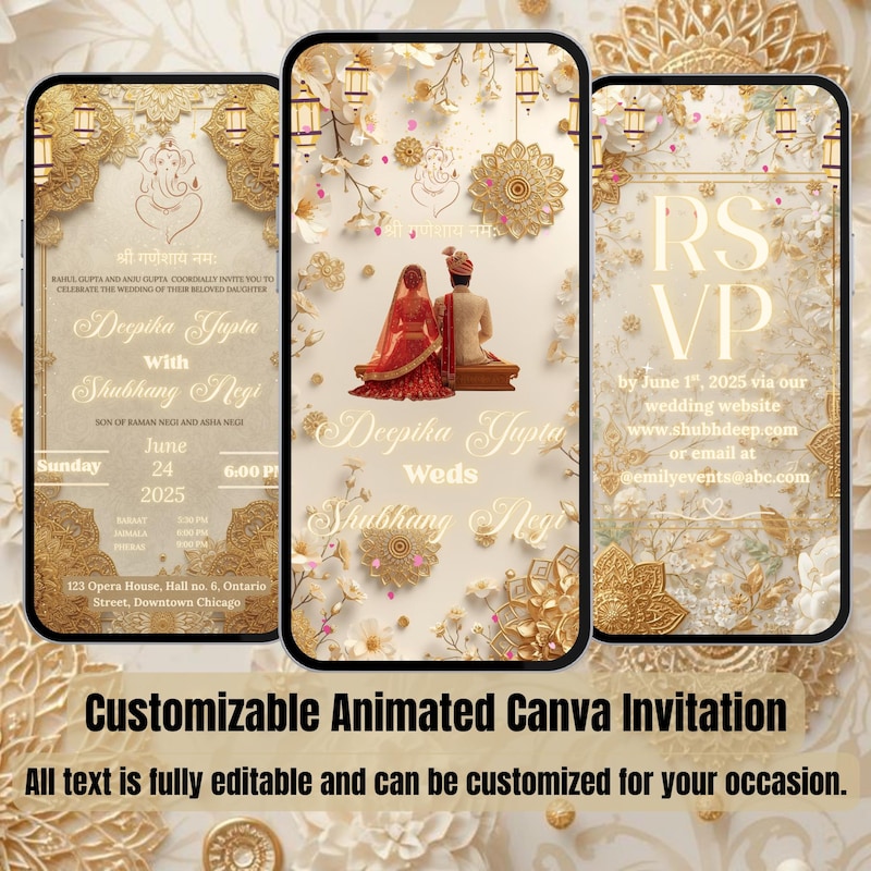 Shaadi Cards - Etsy