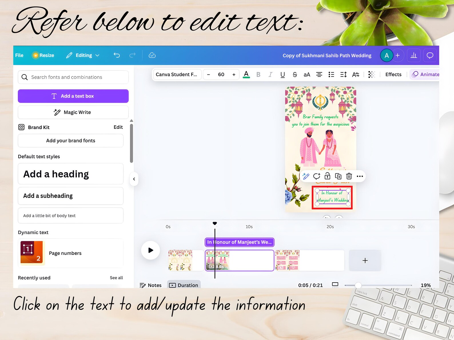 Quinceañera Invitation Video Animated Butterfly Pink Green | Sweet 15 ...