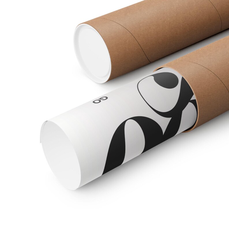 Minimalist Motivational Wall Art Poster, Let the Ego Go, Modern Home ...