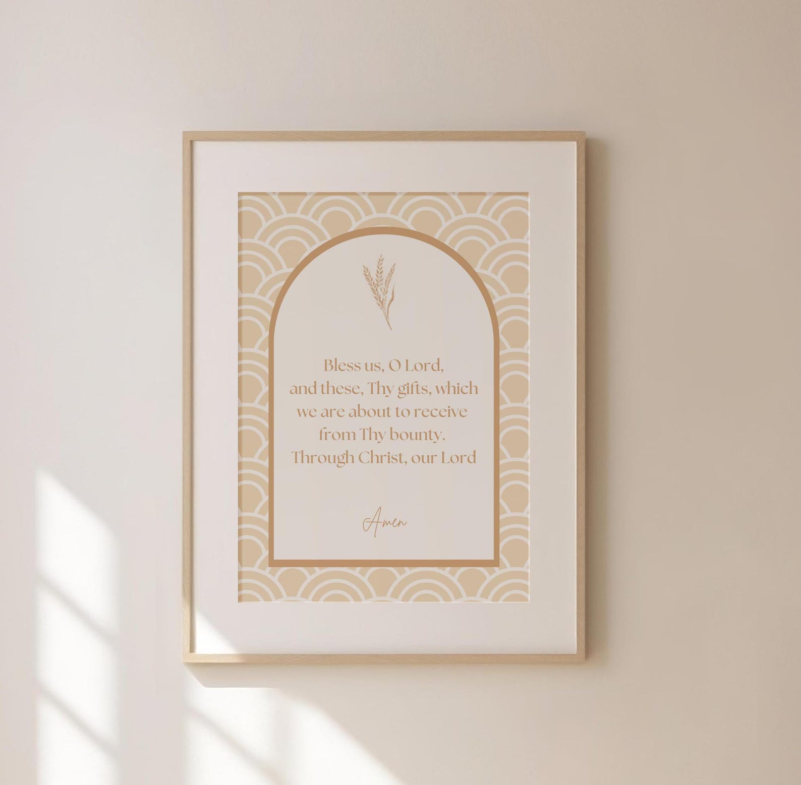 Prayer Before Meals | "bless Us O Lord" Catholic Prayer | Catholic ...