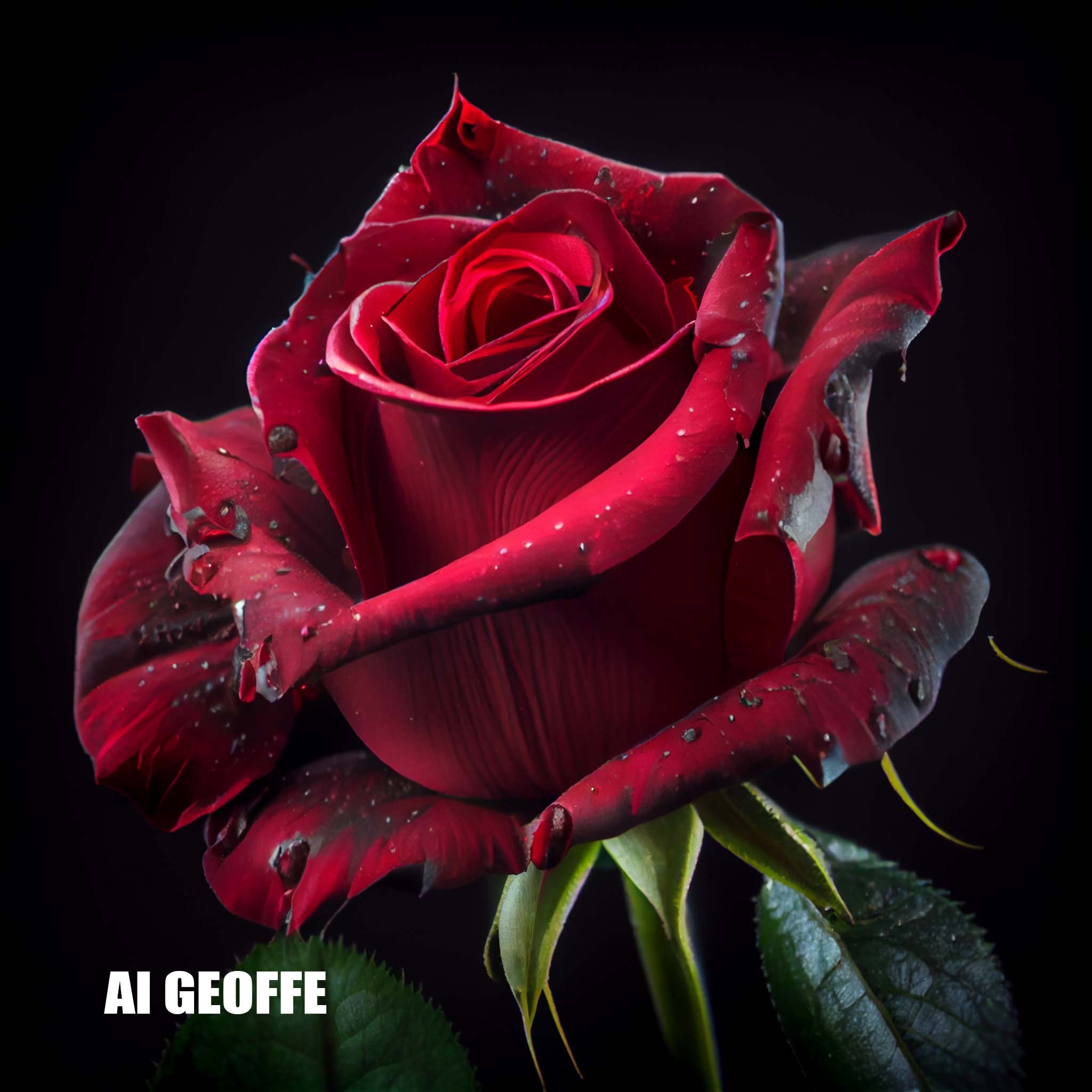 Set of 5 Perfect AI Roses - Midjourney AI, Instant Download, Print ...