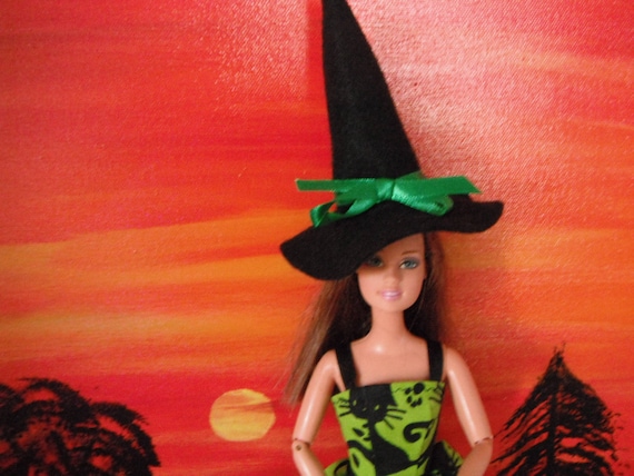 Free Shipping in USA Pretty in Pink Barbie Witch Hat Party Favor Barbie ...
