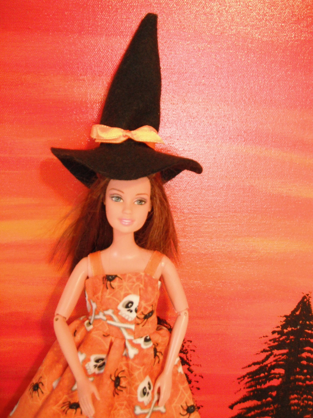 Free Shipping in USA Pretty in Pink Barbie Witch Hat Party Favor Barbie ...