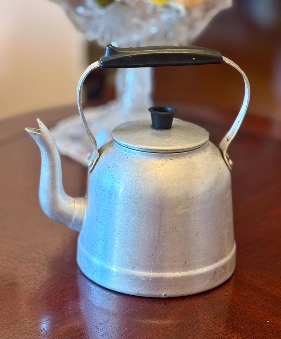 Vintage Aluminum Tea Kettle, 8x8 Inch, Silver, 1950s - Etsy