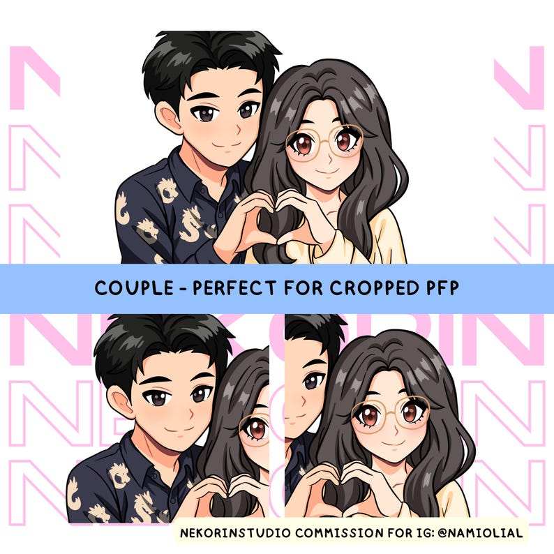 Custom Anime PFP: Chibi Avatar Art Commission (digital PNG File) - Etsy