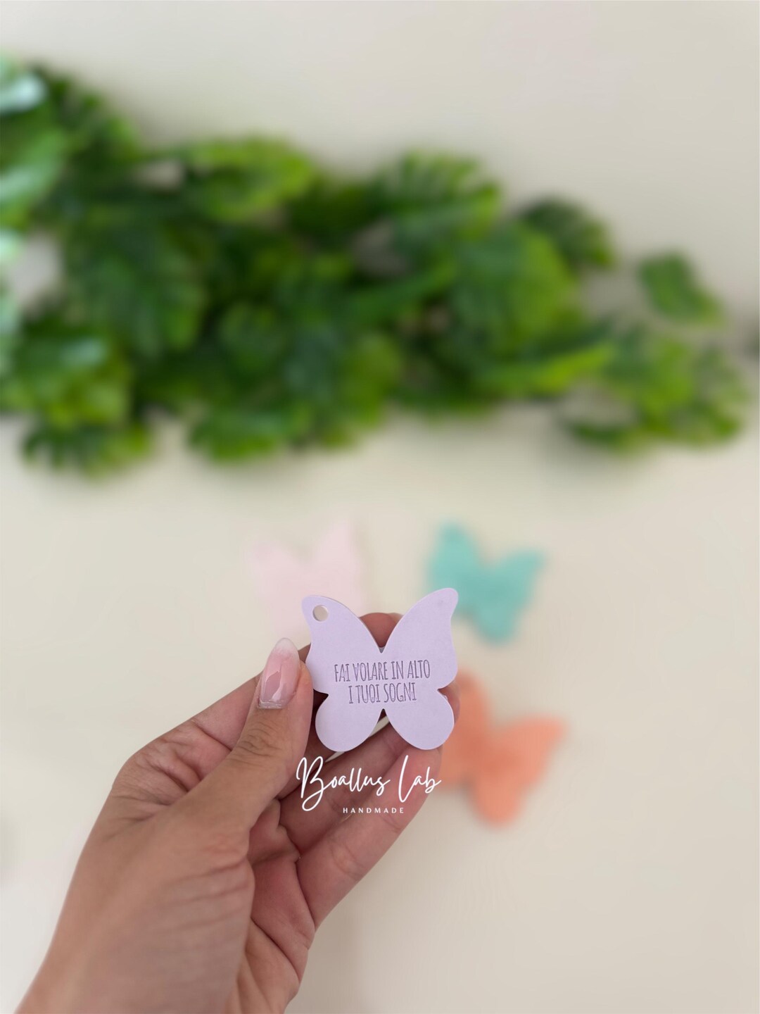 Butterfly Placeholder, Butterfly Favor, Scented Chalk, Birth Favor ...