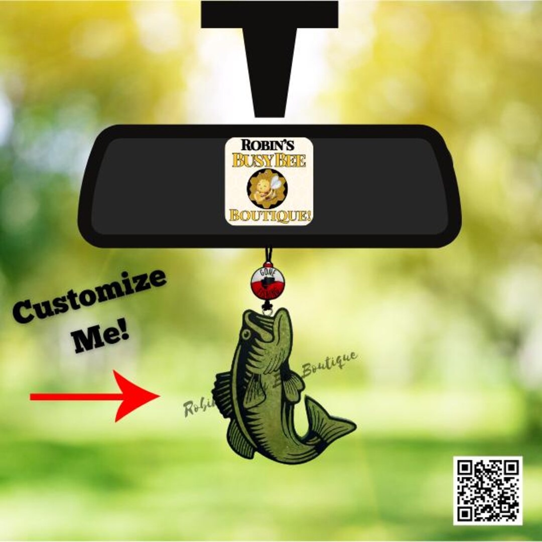 Bass Fish Freshie for Car or Small Room- (customizable) - Etsy