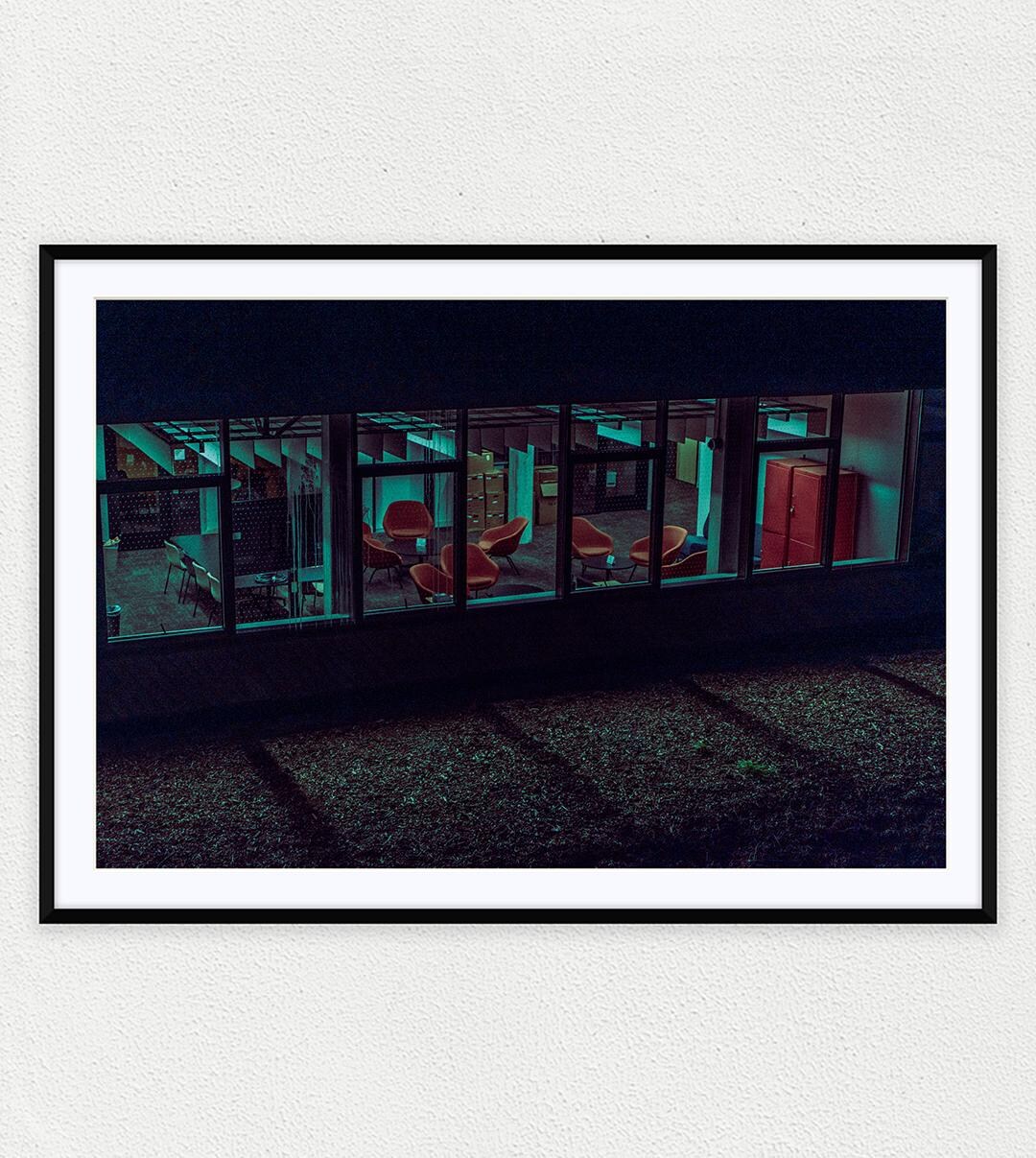 Liminal Space Office Window Unframed Photography Print | Surreal Film ...