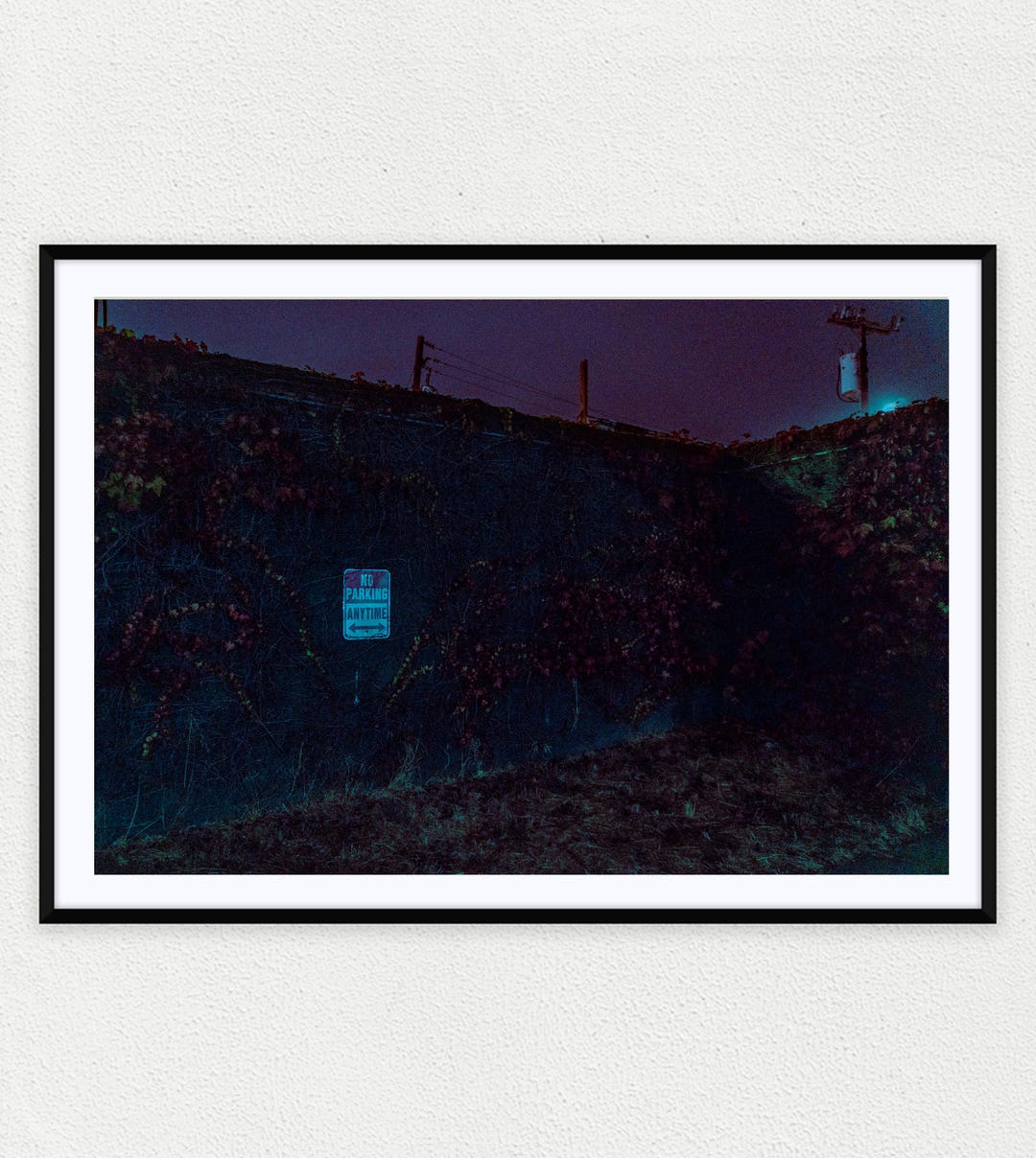 Liminal Space Sign Wall Unframed Photography Print | Surreal No Parking ...