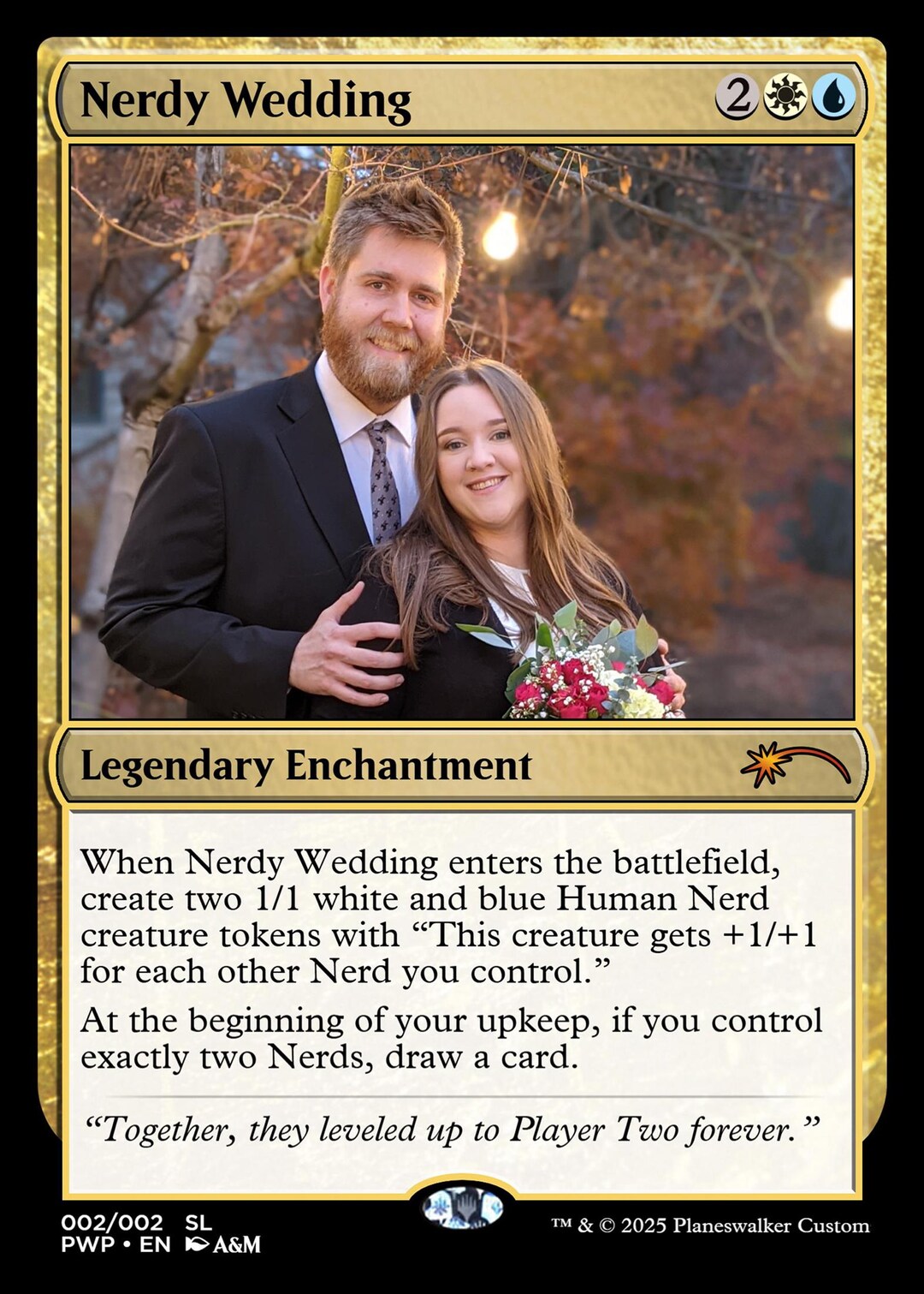 Custom Magic the Gathering Wedding Cards Foil MTG Parody Cards Choose ...
