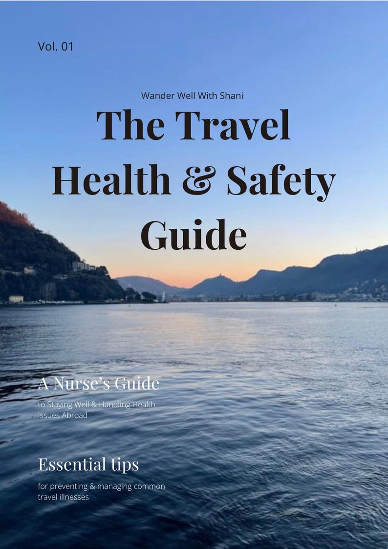 The Travel Health & Safety Guide - Etsy