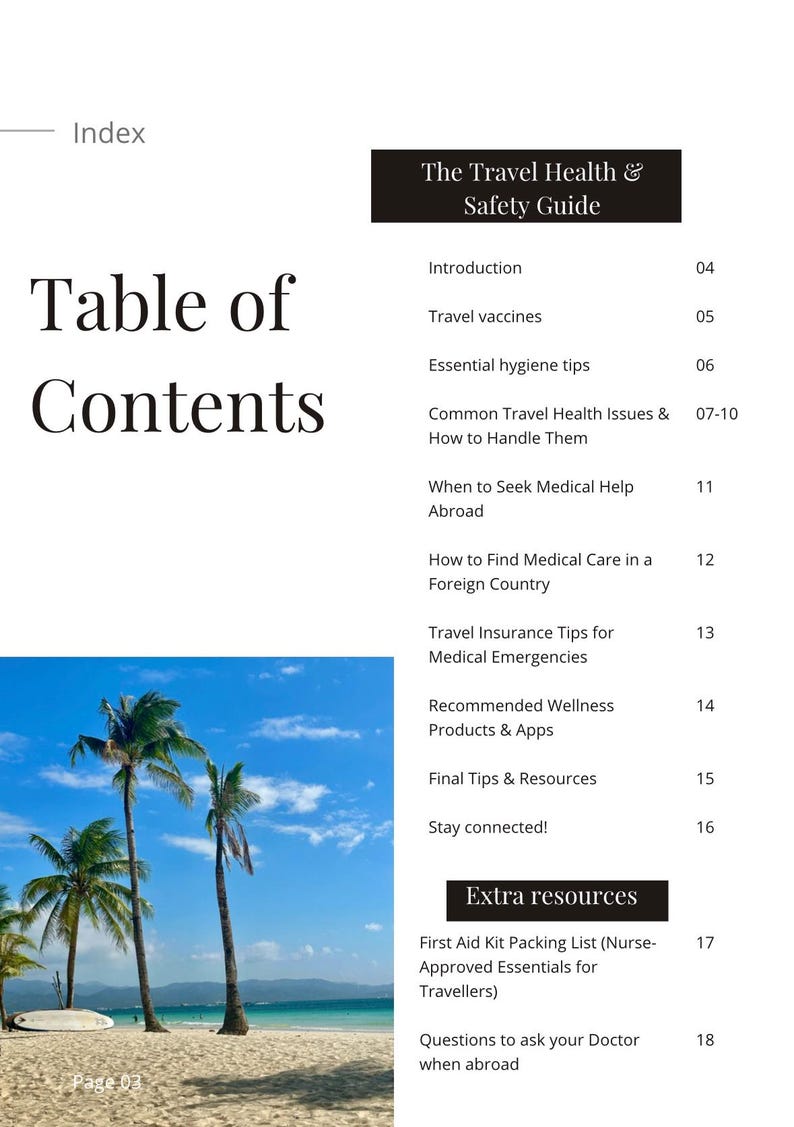 The Travel Health & Safety Guide - Etsy
